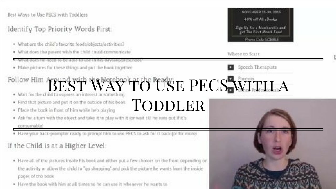 Best Way to Use PECS with a Toddler - YouTube
