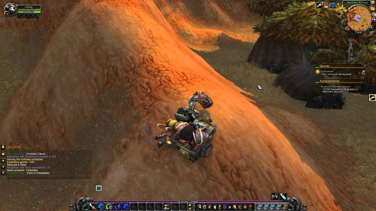 Echeyakee Quest Playthrough - Northern Barrens - YouTube