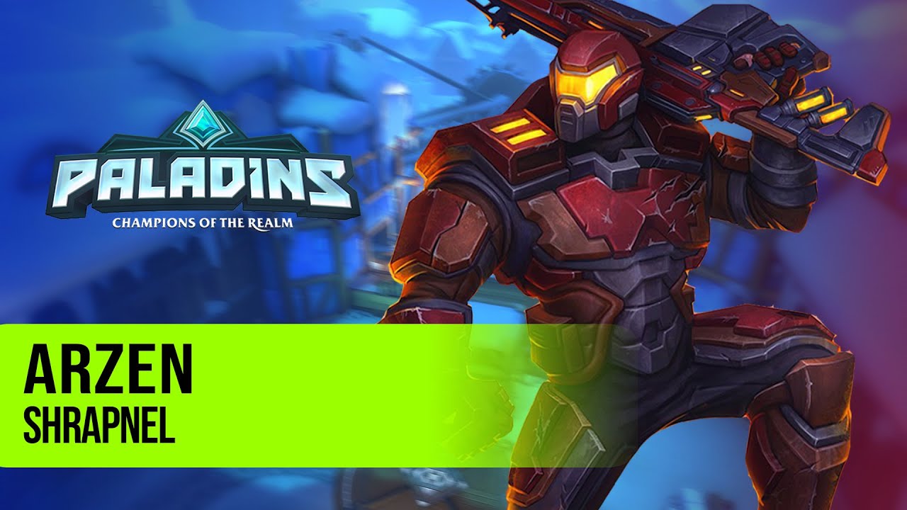 Arzen Viktor PALADINS PRO COMPETITIVE GAMEPLAY l SHRAPNEL - YouTube
