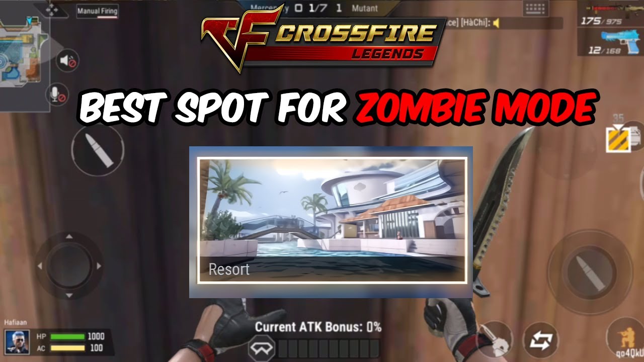 8 Tempat Terbaik Map Resort Zombie Mode - Crossfire Legends - YouTube