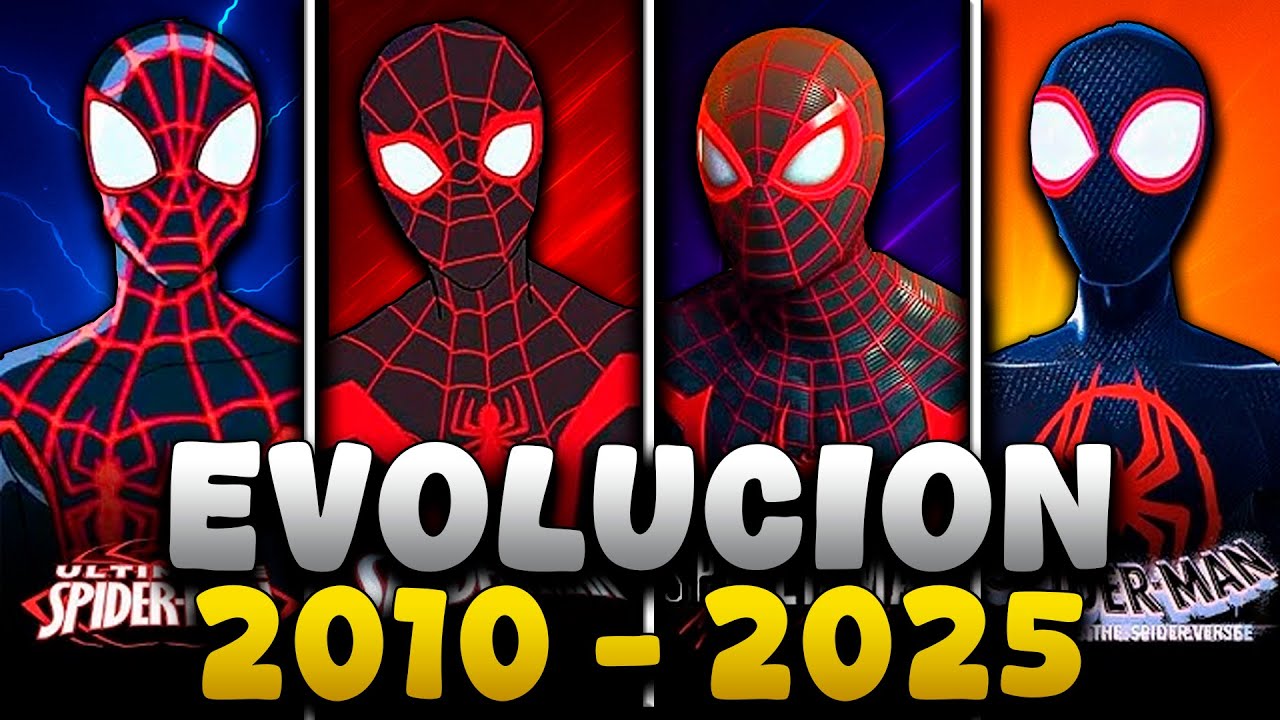 La EVOLUCIÓN de MILES MORALES: TODAS sus Versiones - YouTube
