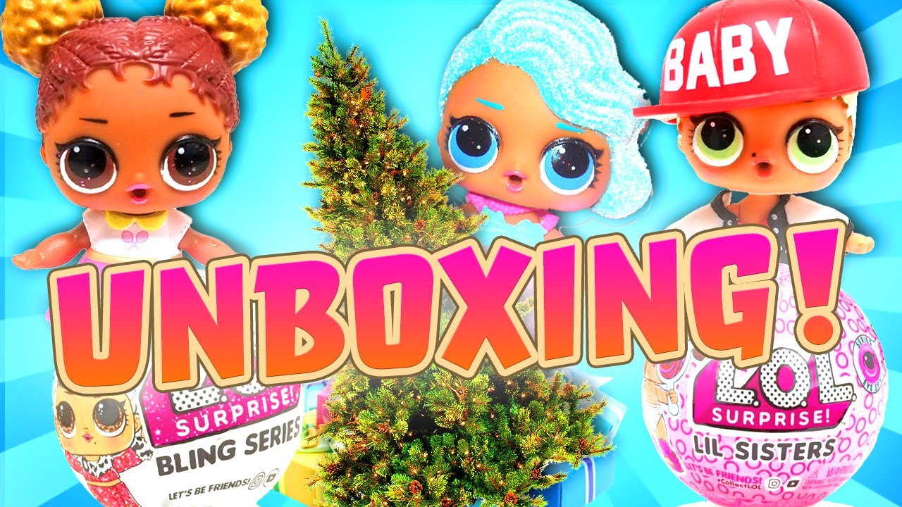 LOL Surprise Dolls Holiday Tree Unboxing | Part 1| Featuring Court ...