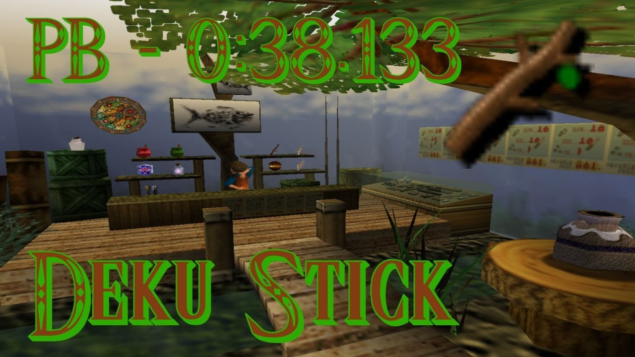 (WR) Deku Stick in 0:38.133 - Majora's Mask Speedrunning - YouTube