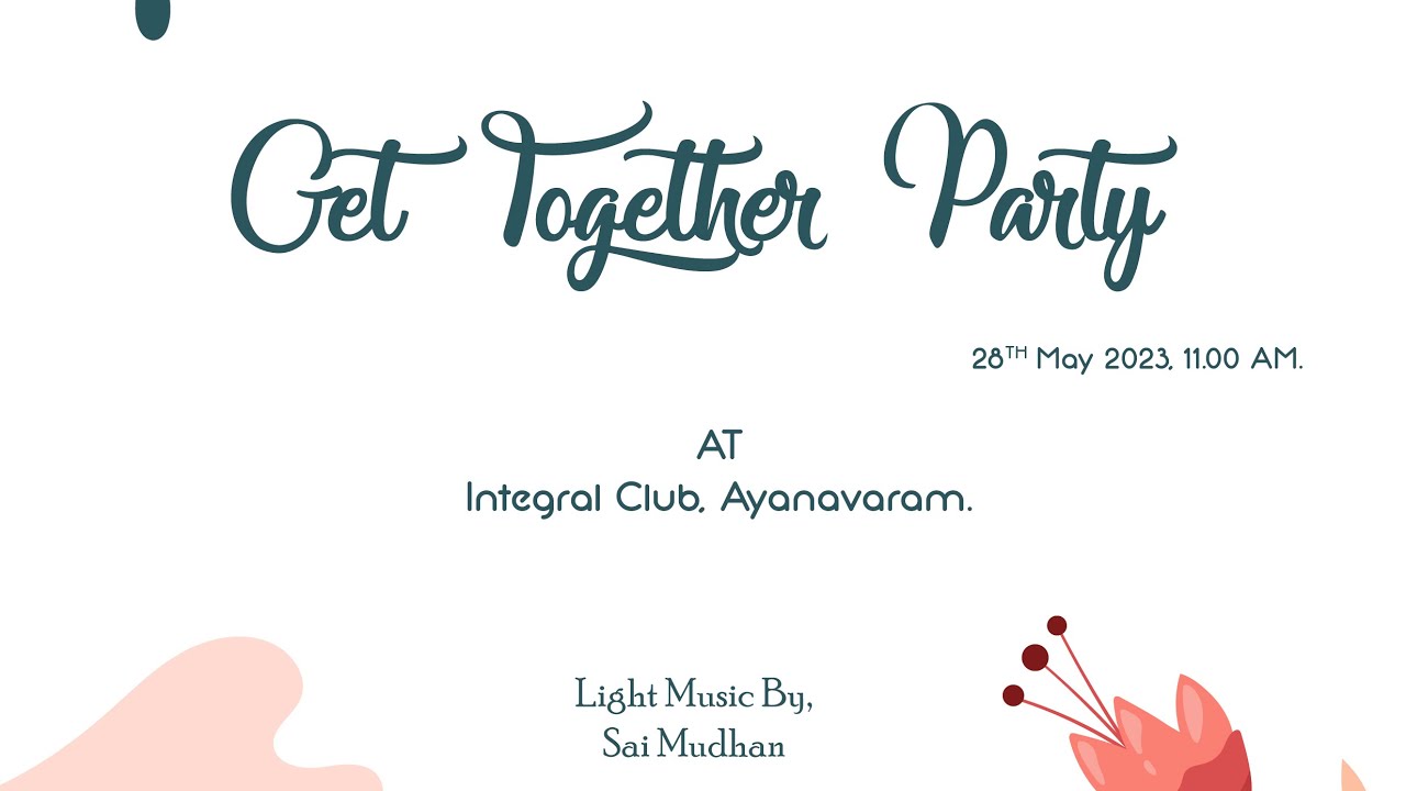 Get Together Party Live On 28.05.2023 - YouTube