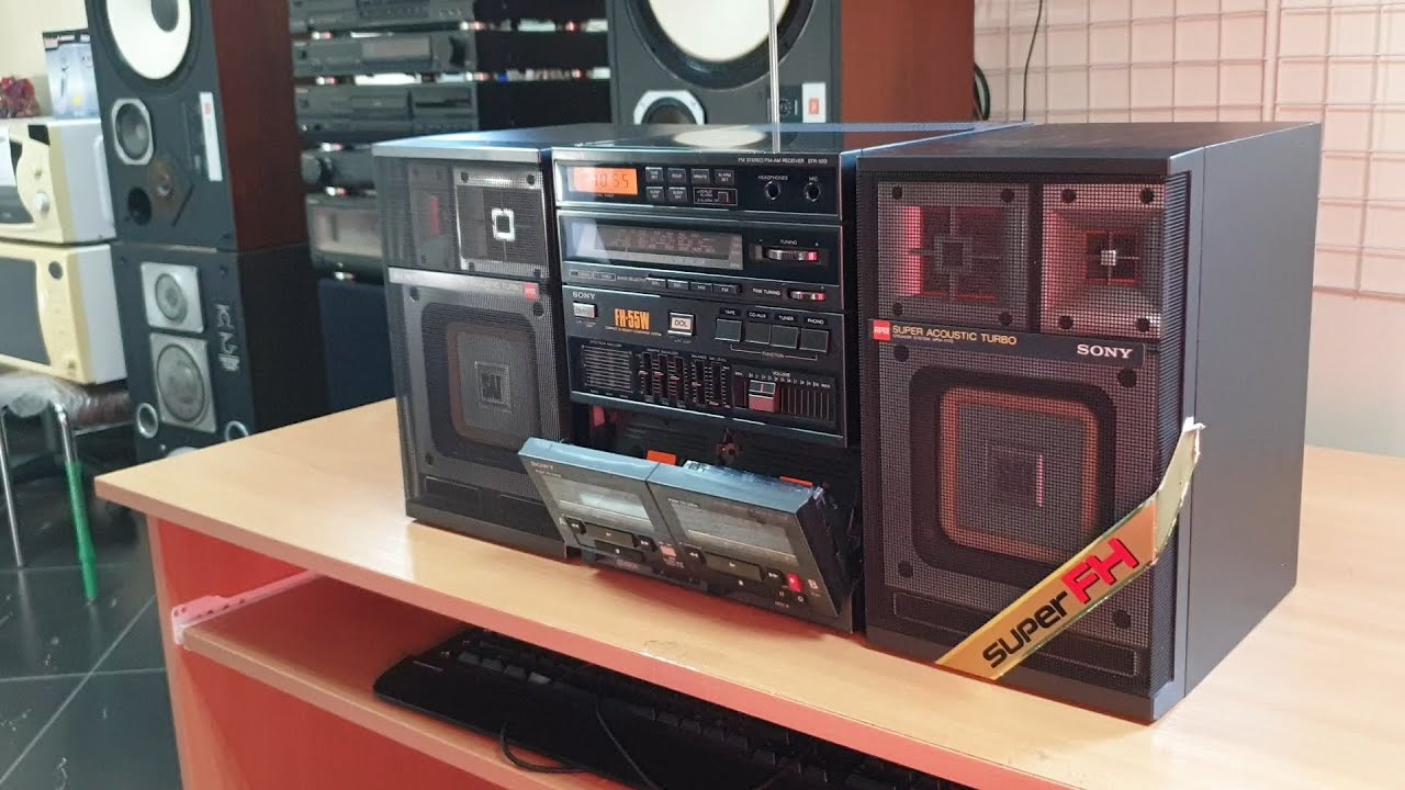 Sony FH-55W Compact High Density Component System (1986-87) #2 - YouTube