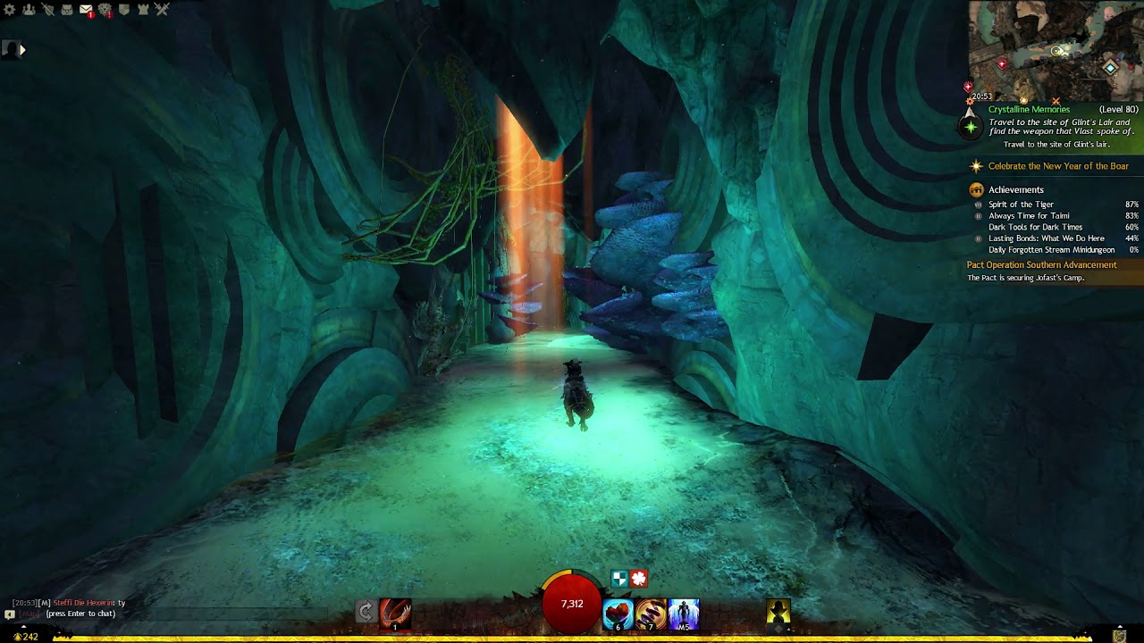 Guild Wars 2 (Mini-dungeon) - Forgotten Stream (Cursed Shore) - YouTube