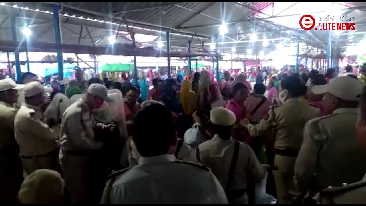 Temporary Market sangabidabagi potfam fambi singga police ka muknaba ...