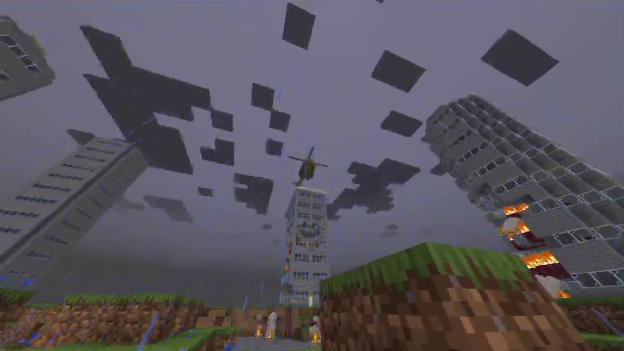 Minecraft Building Explosion 2 - YouTube