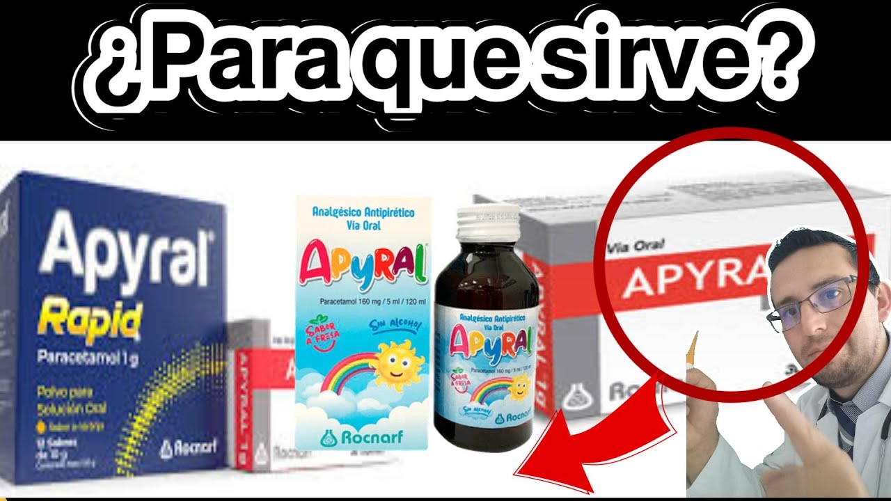 Apyral Para que sirve, Paracetamol Apyral 1 gramo, para que sirve ...