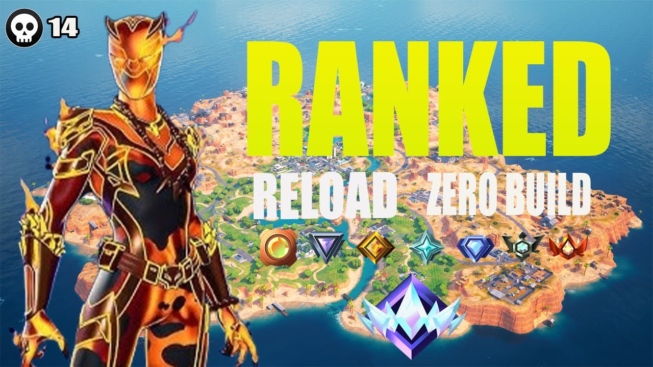 FORTNITE RANKED RELOAD ZERO BUILD | SOLOS | 4K | - YouTube