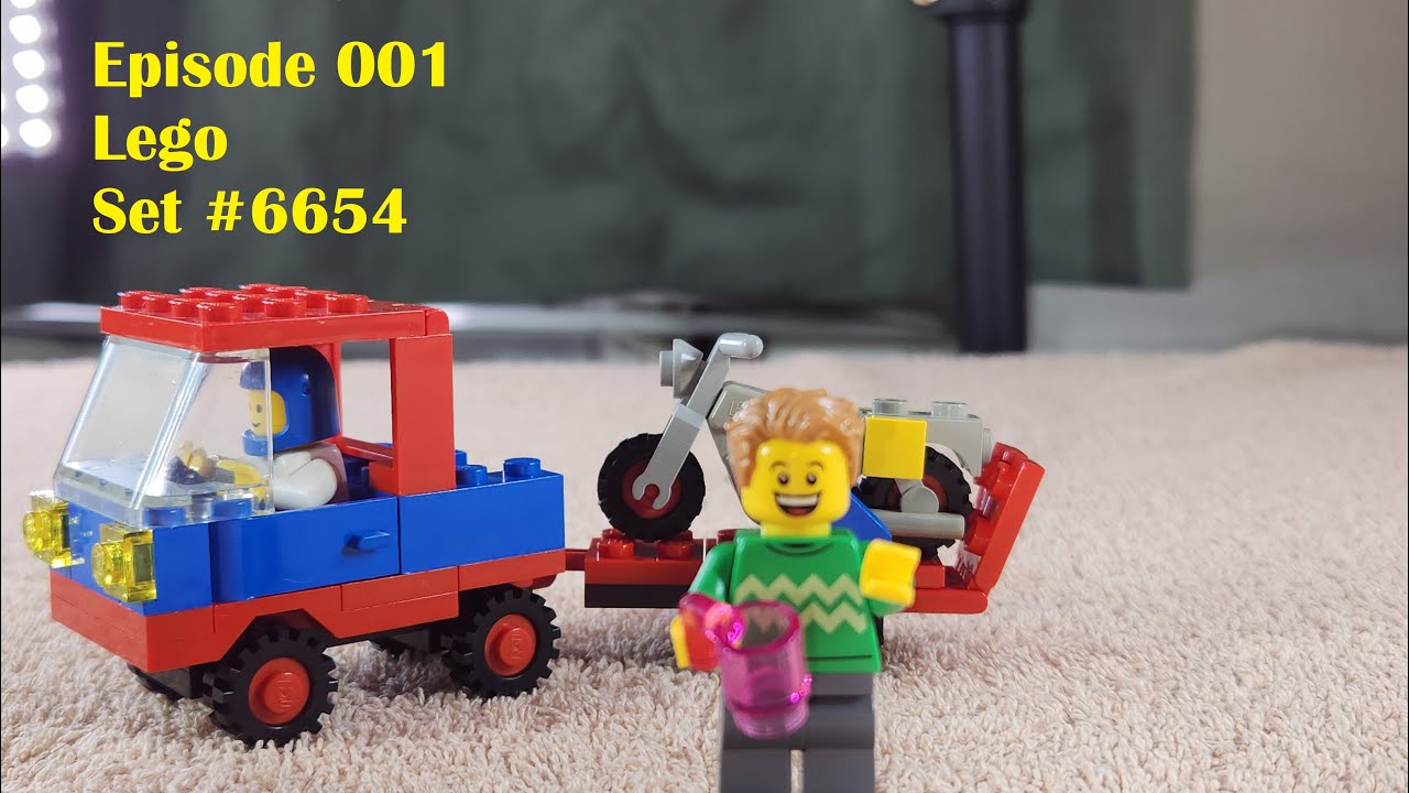 Episode 001. Building Classic Lego Set #6654 Motorcycle Transport (1983 ...