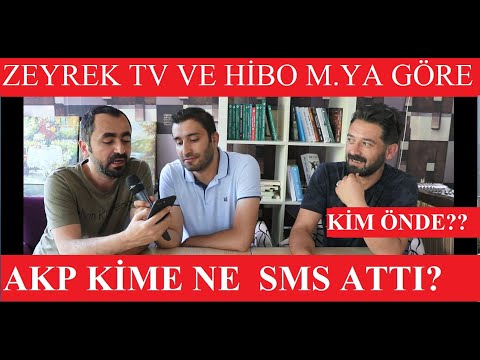 ZEYREK TV HİBO MEDYA 23 HAZİRAN İSTANBUL SEÇİMDE SON DURUM İSTANBUL SEÇİM ANKETİ  KİM ÖNDE RÖPORTAJ