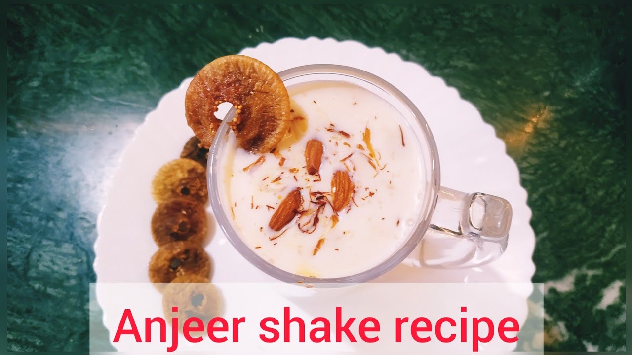 Anjeer shake।Weightloss shake recipe।Dried fig milkshake। NO SUGAR ...