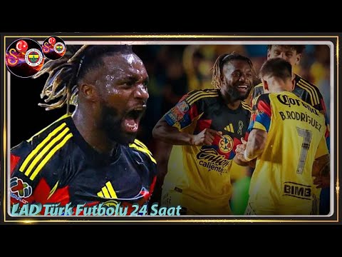 Eski Fenerbahçeli Allan Saint Maximin, Meksika'yı salladı! Ceza sahasından kaleciyi avladı