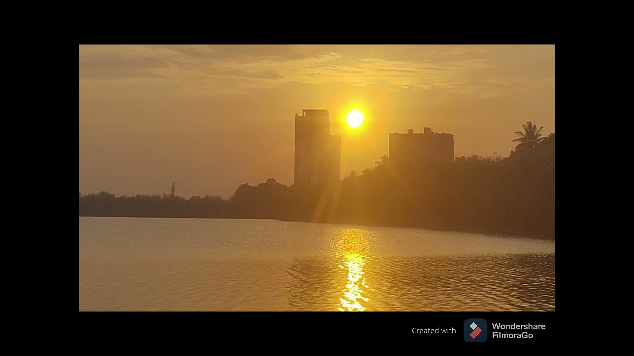 An Amazing View Of Sunset In Nagawara Lake. - YouTube