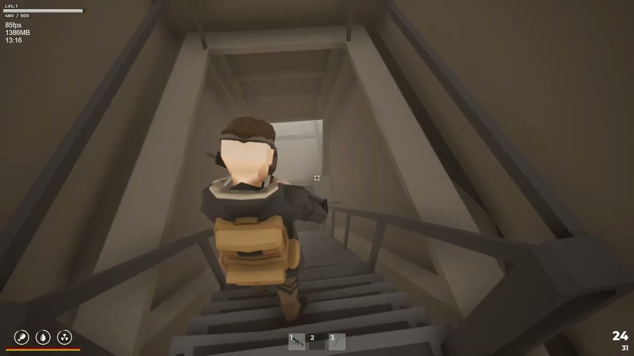 First Look at SurrounDead !! pt.1 Low Poly Open World Survival Game ...