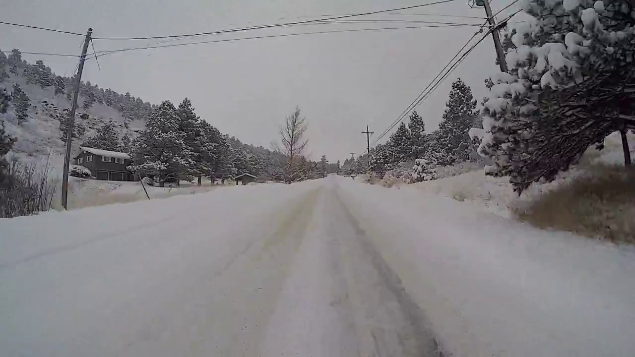 Boulder Colorado December Snow in 2016 Subaru Outback Limited 3.6R ...