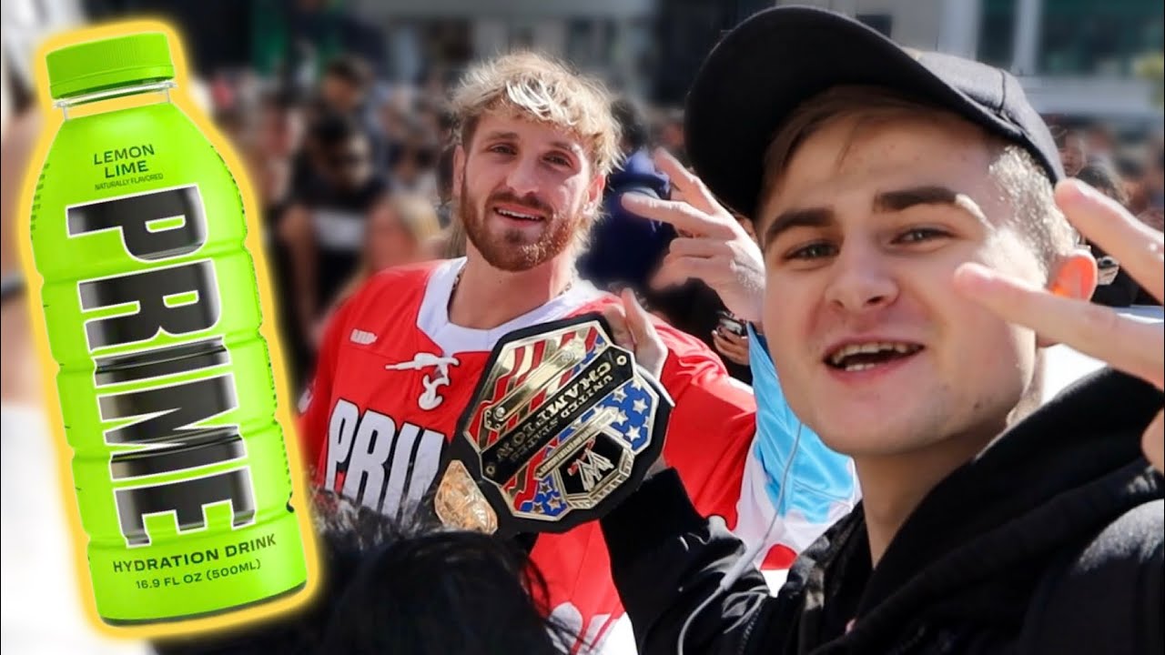 LOGAN PAUL and KSI personally give me PRIME! - YouTube