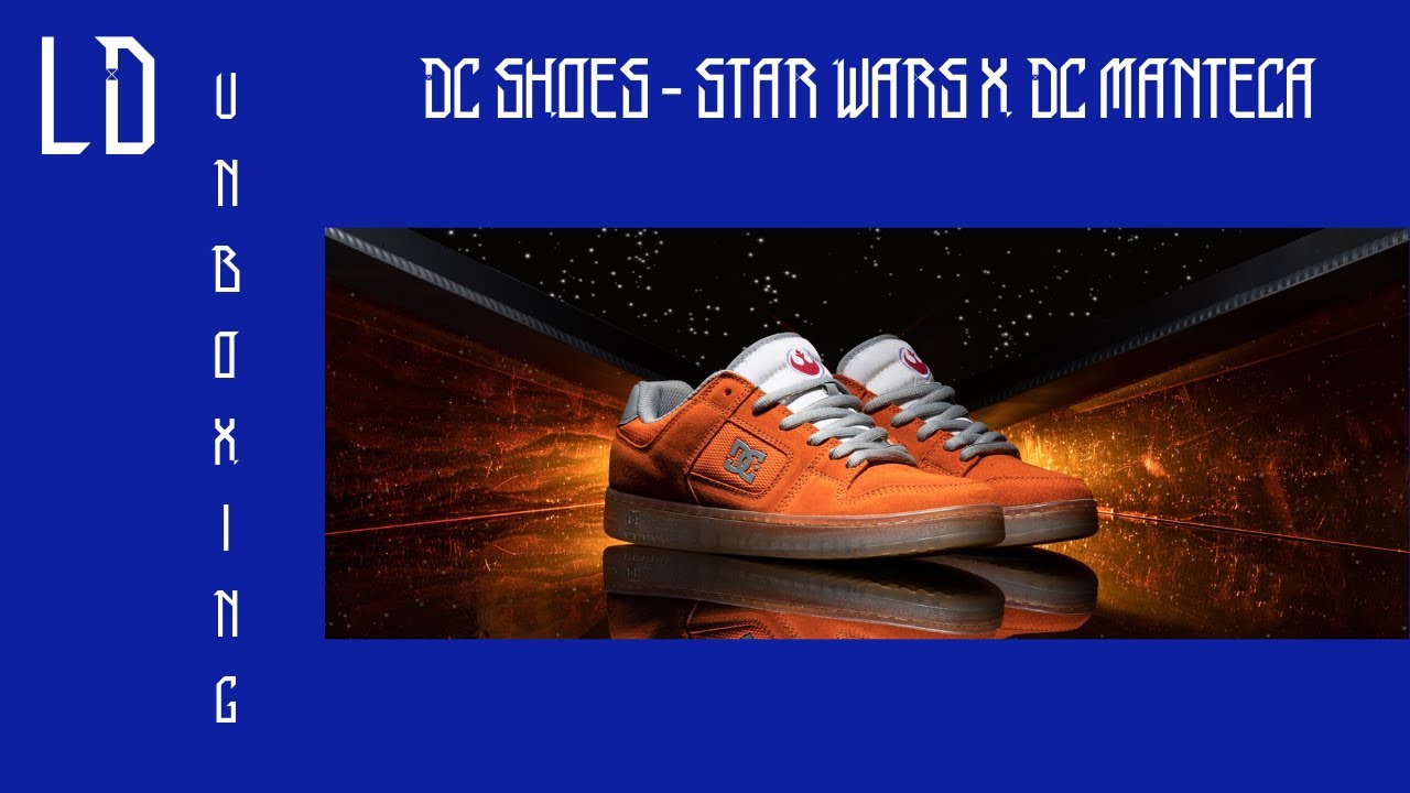 DC Shoes Star Wars Luke Skywalke X DC Manteca - Unboxing - YouTube