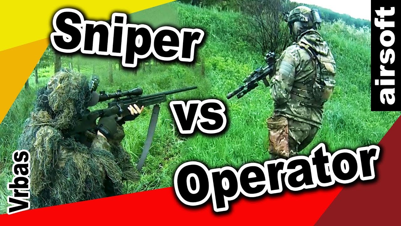 Sniper vs Operator , Srpska airsoft zajednica, Airsoft Srbija - YouTube