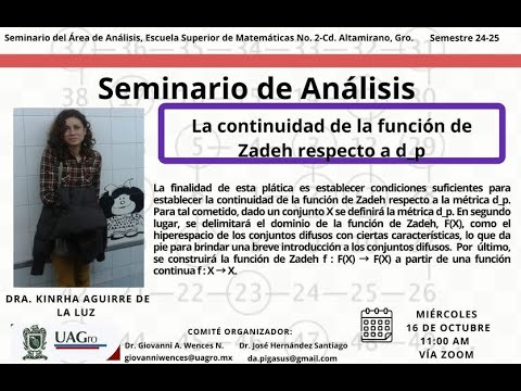 Seminario (2024B)/ #4: "La continuidad de la función de Zadeh respecto ...