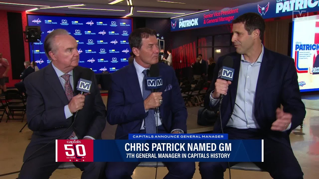 Chris Patrick reflects on journey to become Capitals general manager ...