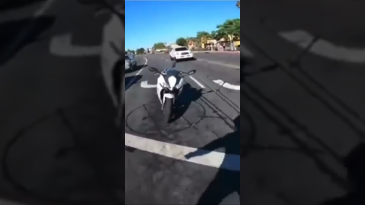 Motorcycle guy dancing to California girls - YouTube