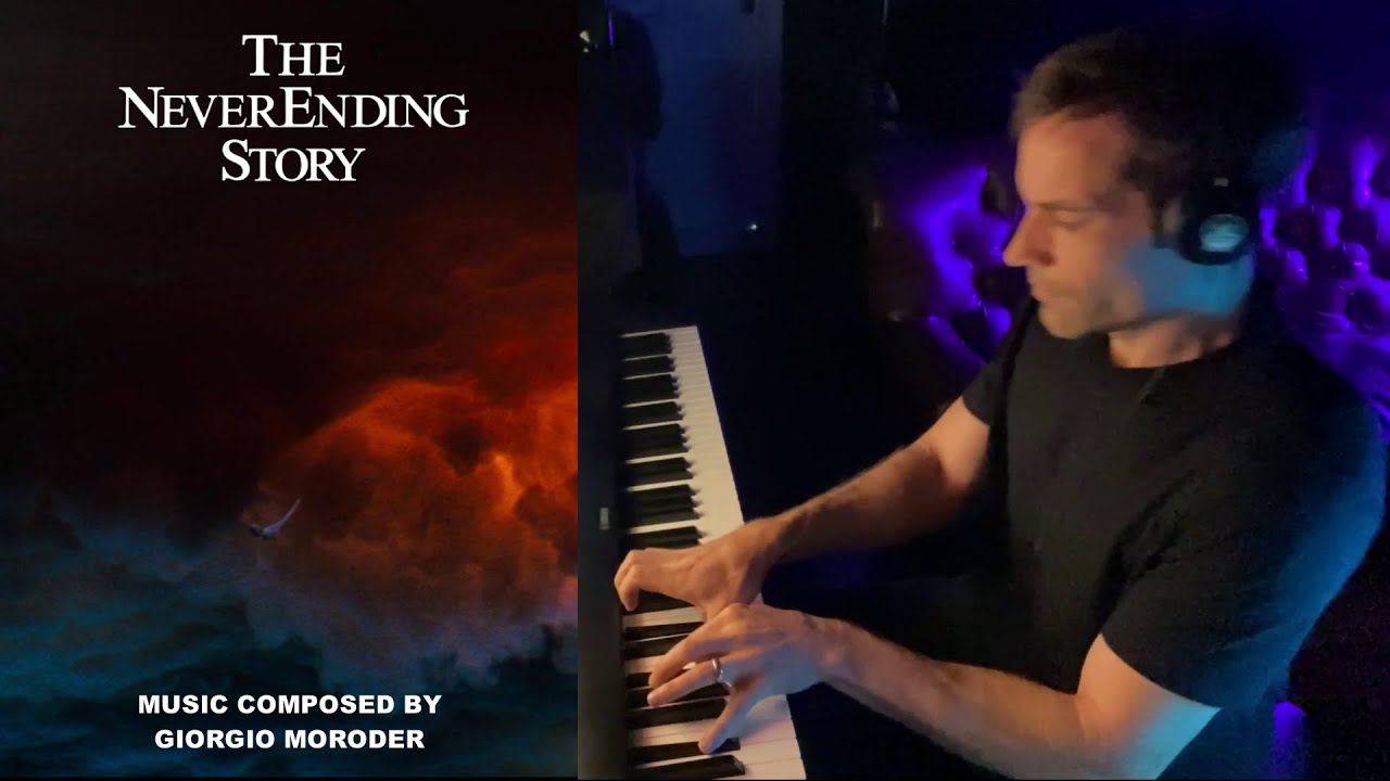 THE NEVERENDING STORY (1984) keyboard cover ("Swamps of Sadness ...