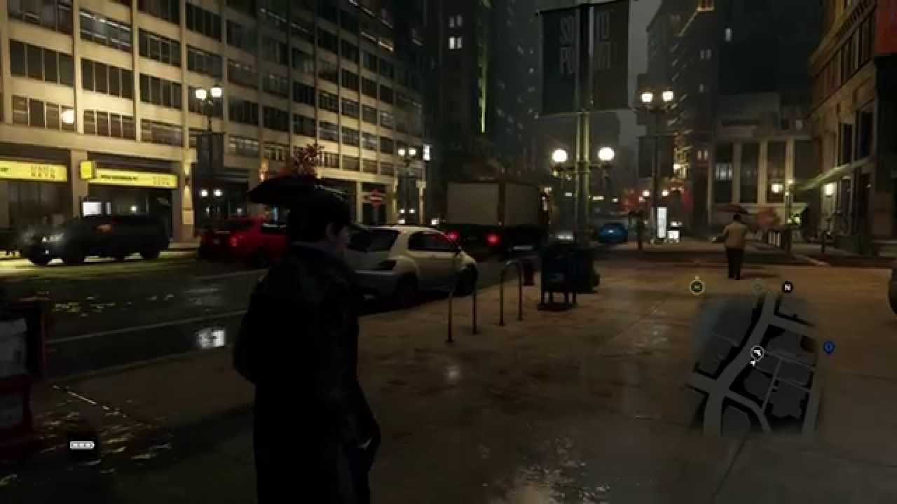 Watch Dogs - Walking in the Rain Graphics - YouTube