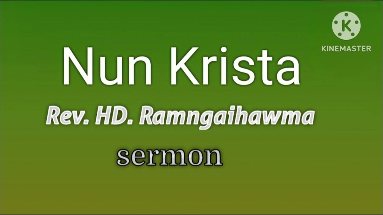 Nun Krista || Sermon - YouTube