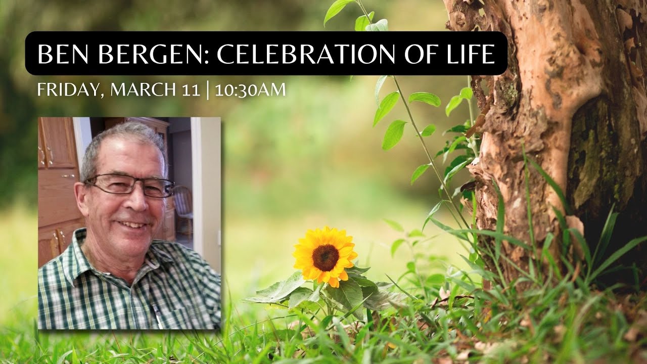 Celebration of Life Service: Ben Bergen - YouTube