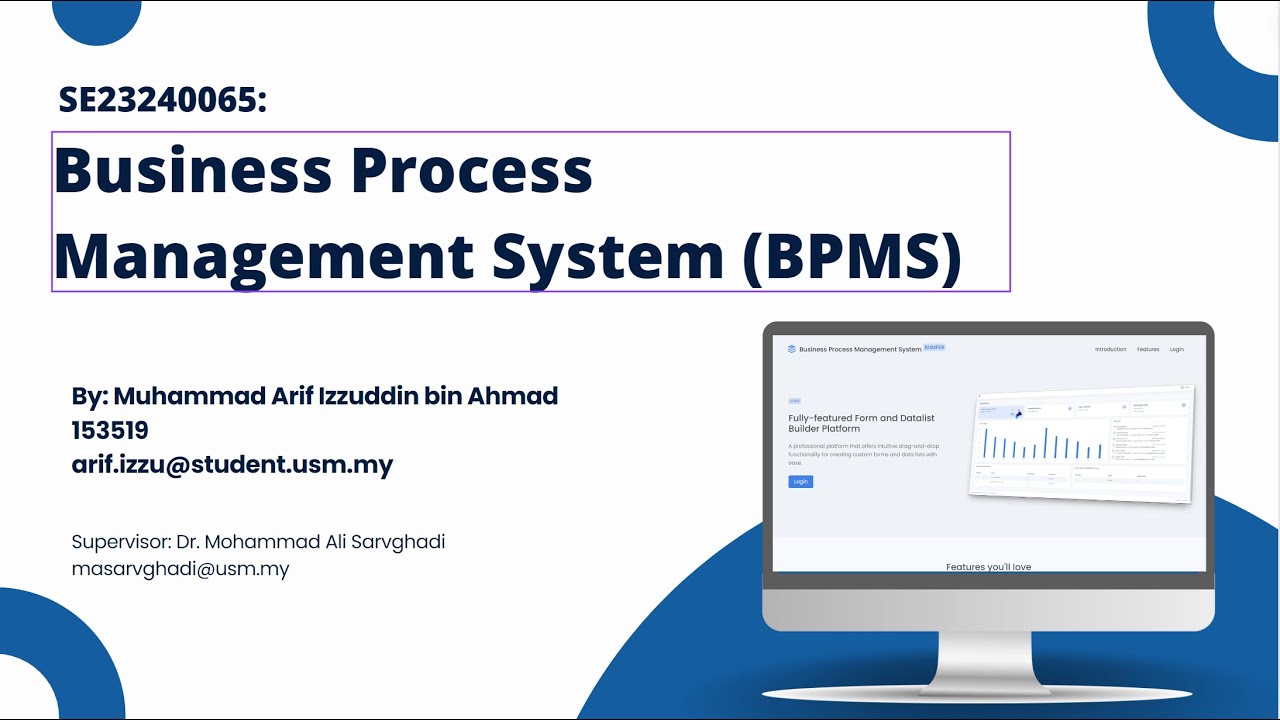 Business Process Management System (BPMS) - YouTube
