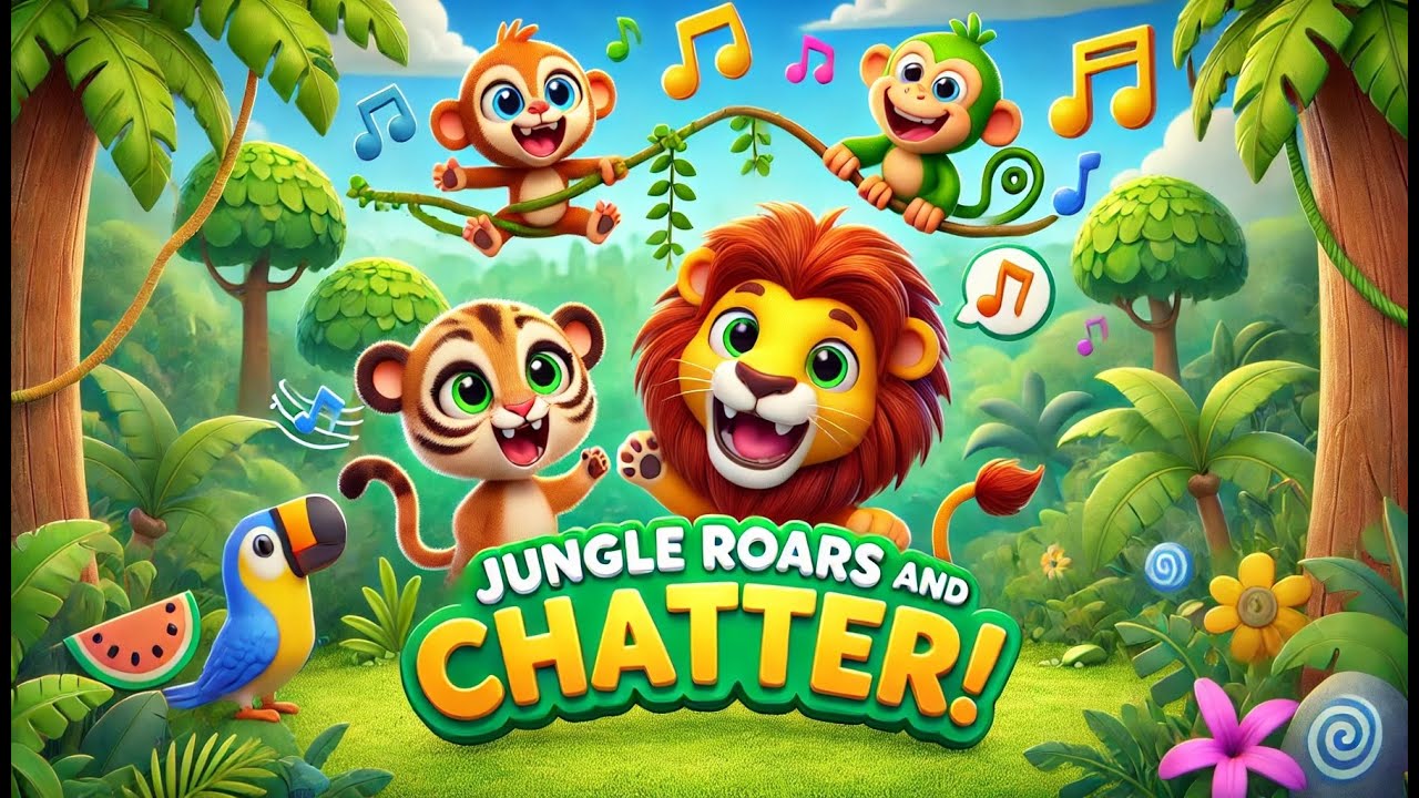 Jungle Roars and Chatter! | Animal Sounds and Fun Kids Song - YouTube