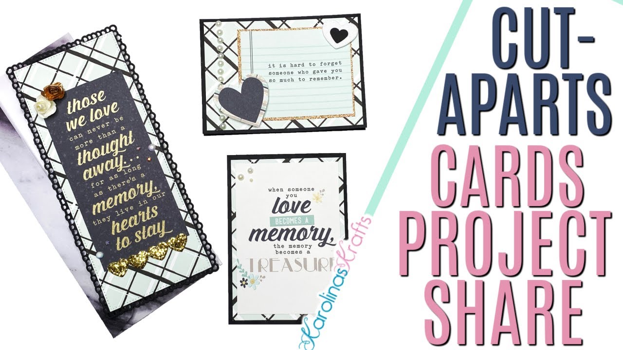 Cut Apart Cards Project Share Using Simple Stories Heart Collection ...