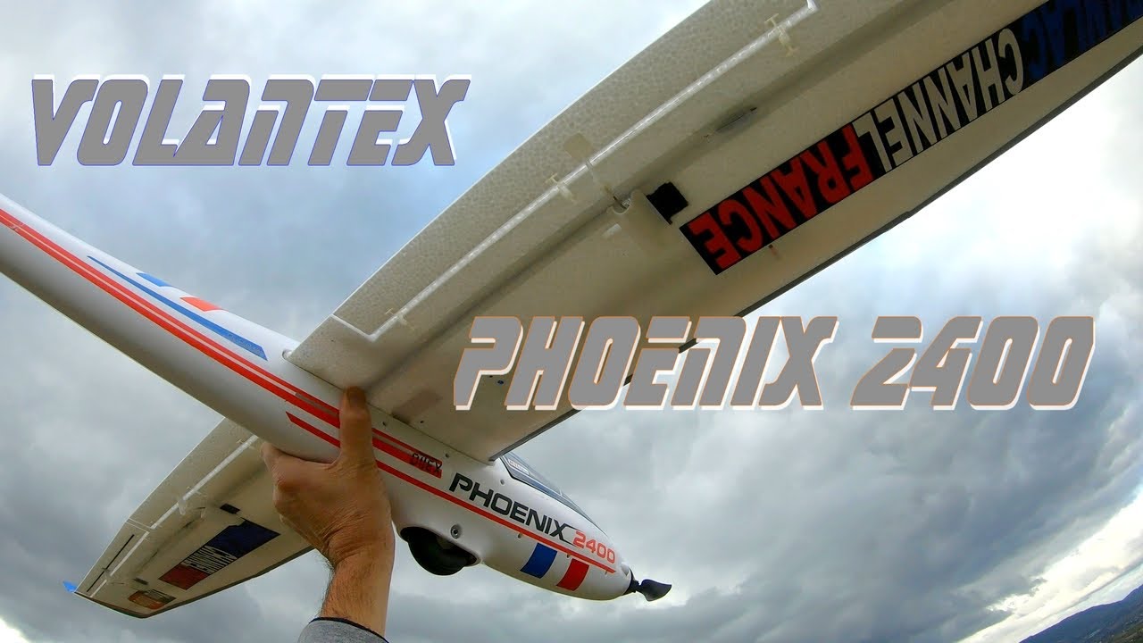 Volantex Phoenix 2400 in flight . - YouTube