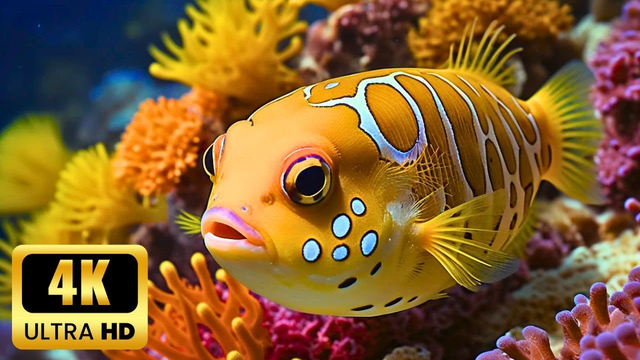 Underwater World 4K ULTRA HD – Marine Life, Sea Animals and Coral Reef ...