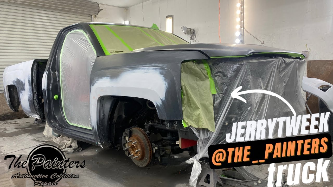 JERRY TWEEK TRUCK PT4 (PAINT TIME) @THE__PAINTERS - YouTube