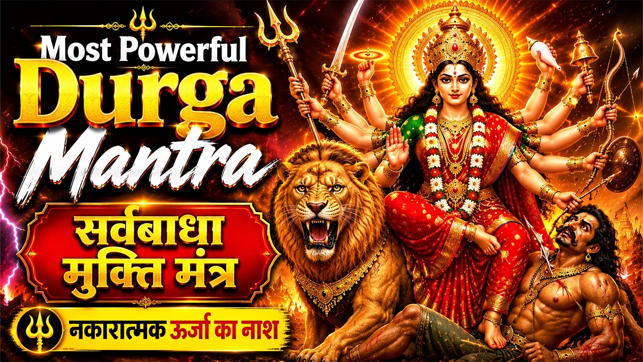 Most Powerful Durga Mantra (Maa Durga Stuti Path) Sarva Badha Mukti ...