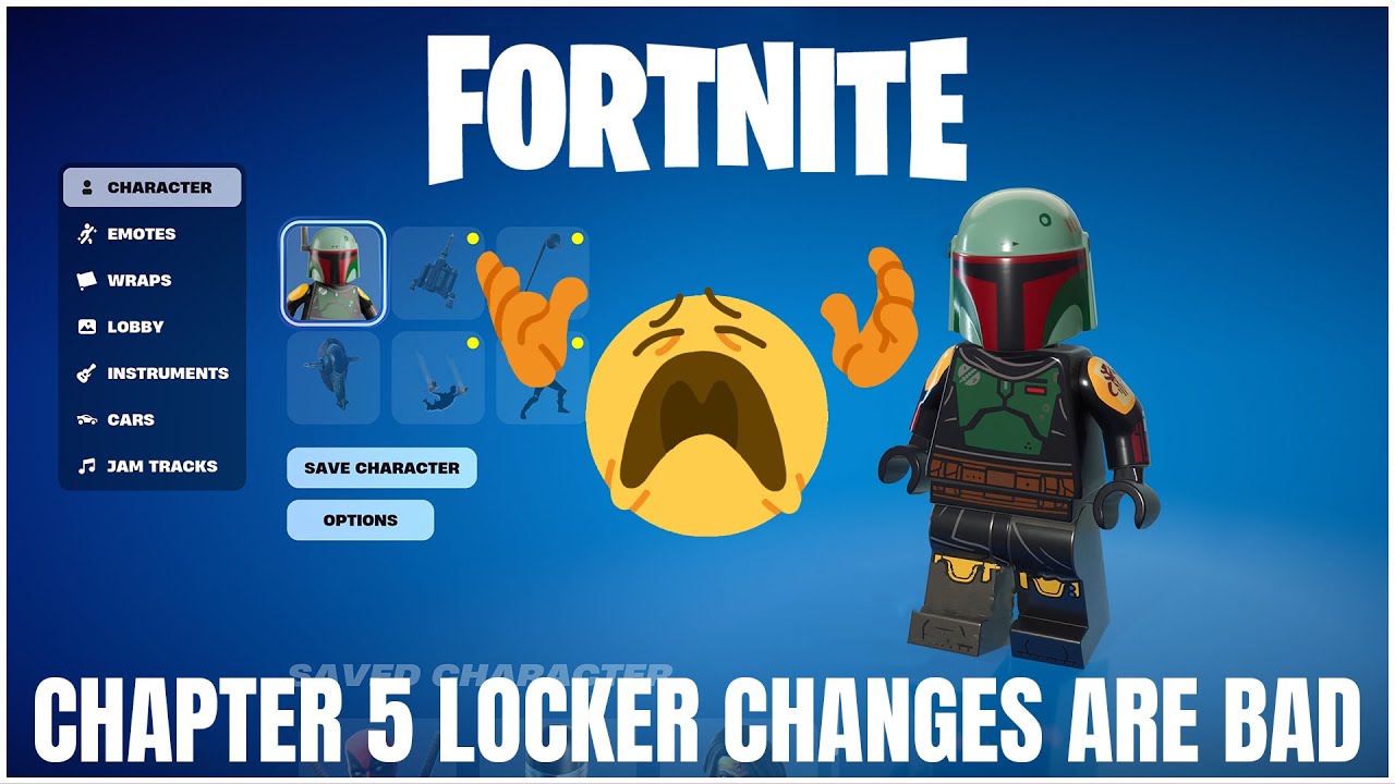 Fortnite - The Chapter 5 Locker Changes Are Bad - YouTube