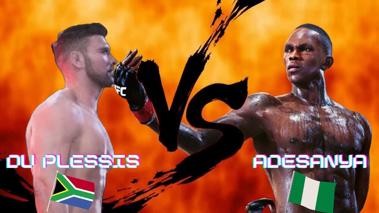 Dricus Du Plessis vs Israel Adesanya Fight Alternate Ending (60FPS HDR ...
