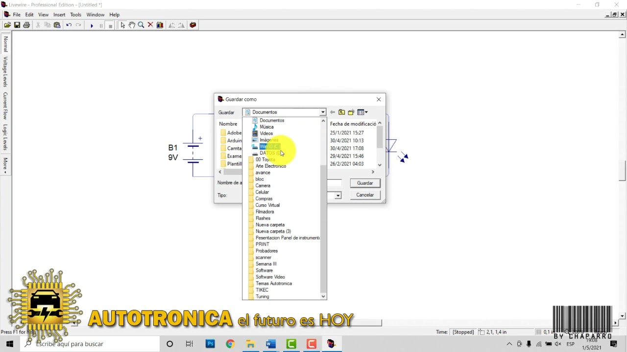 SIMULACION E INSTALACION DEL PROGRAMA LIVE WIRE - YouTube