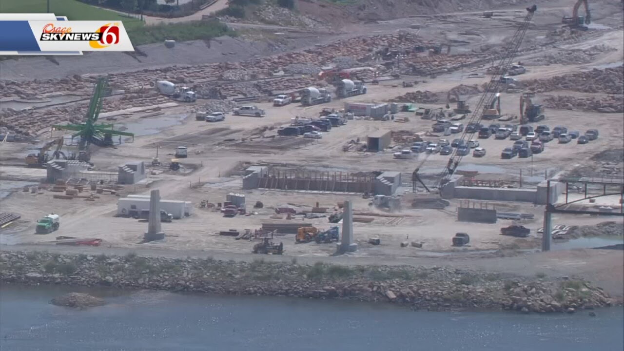 City Of Tulsa Says Zink Dam, Whitewater Channel Nearly Halfway Done ...
