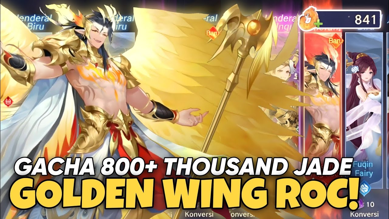 GACHA 800+ DEMI GOLDEN WING ROC! BISA DAPET GK NIH? - Monkey King ...