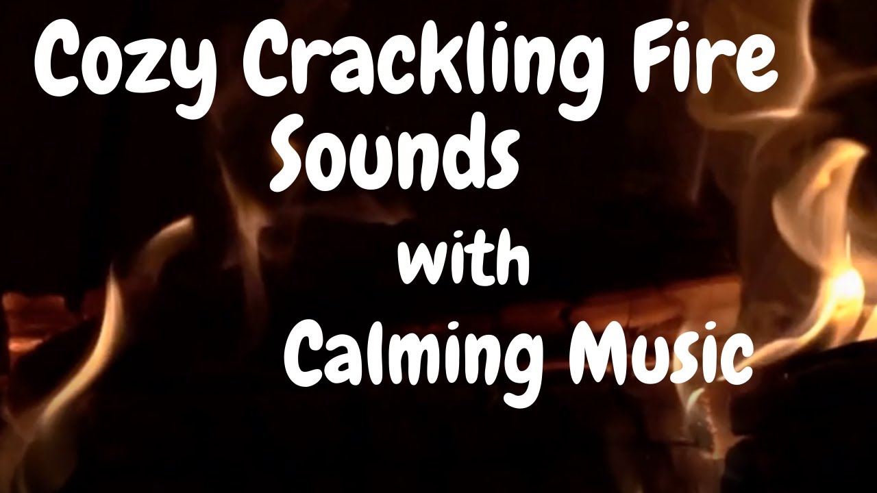 Relaxing Bonfire, cozy crackling fire sounds with calming music! - YouTube