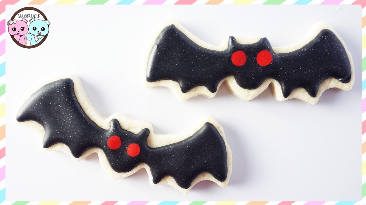 Halloween Bat Cookies