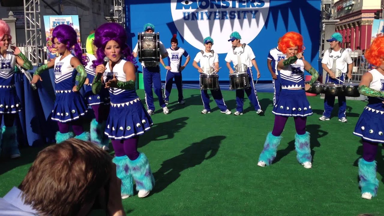 Monsters University Cheerleaders | #MonstersUPremiere - YouTube