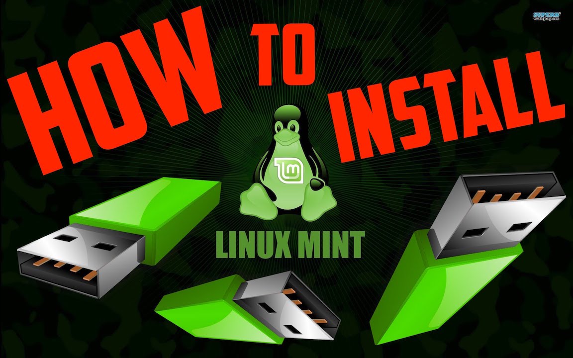 How To Install Linux Mint From A Flash Drive [2013] - YouTube