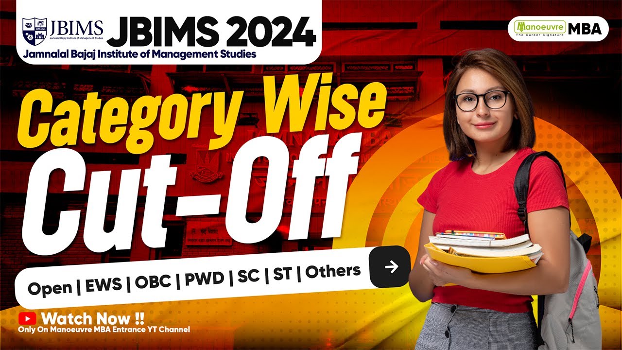 MAH MBA CET 2024 JBIMS Category Wise Cut Offs | Open | EWS | SC | ST ...