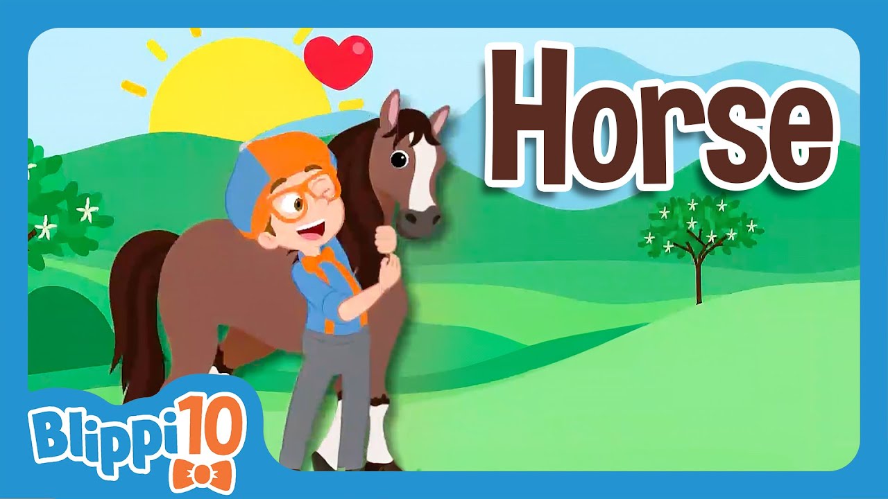 Blippi's Top 10 Moments with Animals | Blippi 🚀 | Nursery Rhymes - YouTube