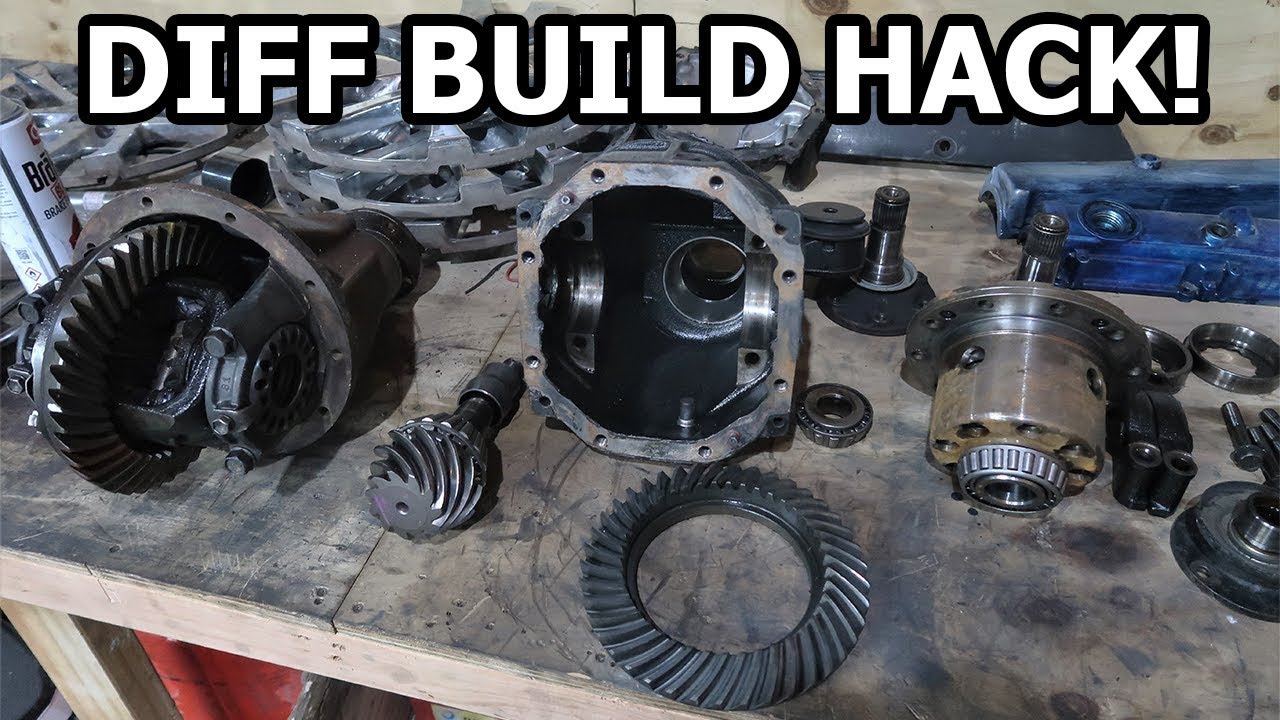 Building My Toyota Chaser JZX100 Diff For Cheap! - YouTube
